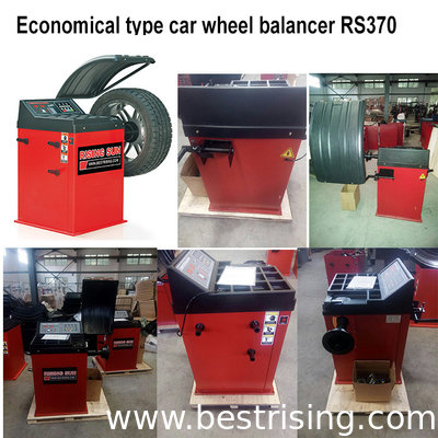 Tire shop used semi automatic motorcycle tire balancing machine for sale CE