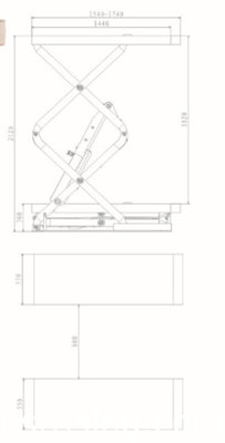 Double cylinder ce certification Hydraulic Lift Type scissor lift for sale CE