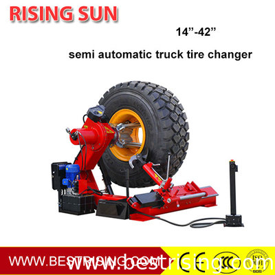 Semi automatic tire mounting used truck service equipment for garage equipment
