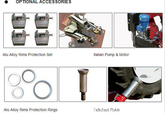 Semi automatic tire mounting used truck service equipment for garage equipment
