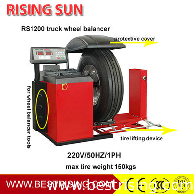 LCD display full automatic garage wheel balancing machine