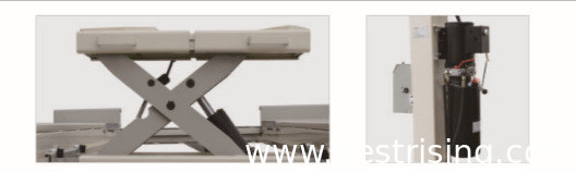 Hydraulic design double cylinder runway type car lift for wheel alignment