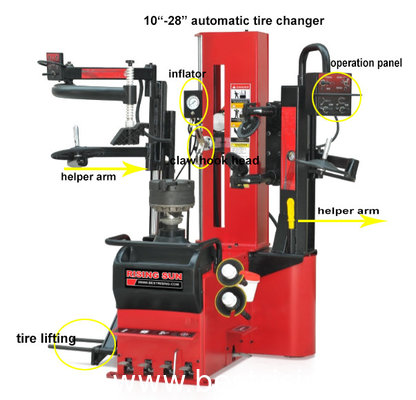 30inch full automatic leverless used power assist tire changer with helper arm