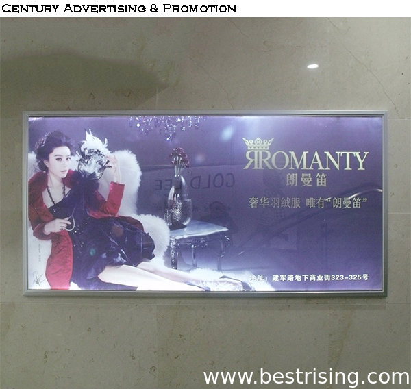 28mm hanging business decoration super slim led snap light box