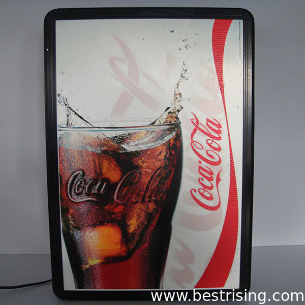 A2/A3/A4/A0/A1 28mm single black aluminum led animated light boxes advertising