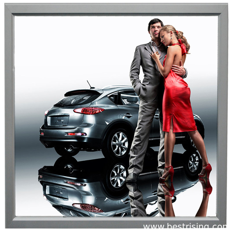 Hanging style color led snap light box with changeable poster