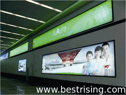 Super large size aluminum frame led light box indoor advertising