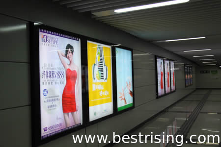 High quality  aluminum frame colorful advertising led  light box