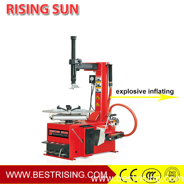 Car workshop used semi automatic home tire changer with inflator