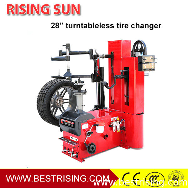 CE approved Full automatic leverless used automobile tire changer machine for 30inch rim