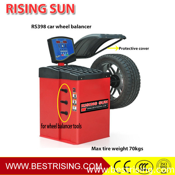 LCD display Car workshop used powerful wheel balancer for sale CE