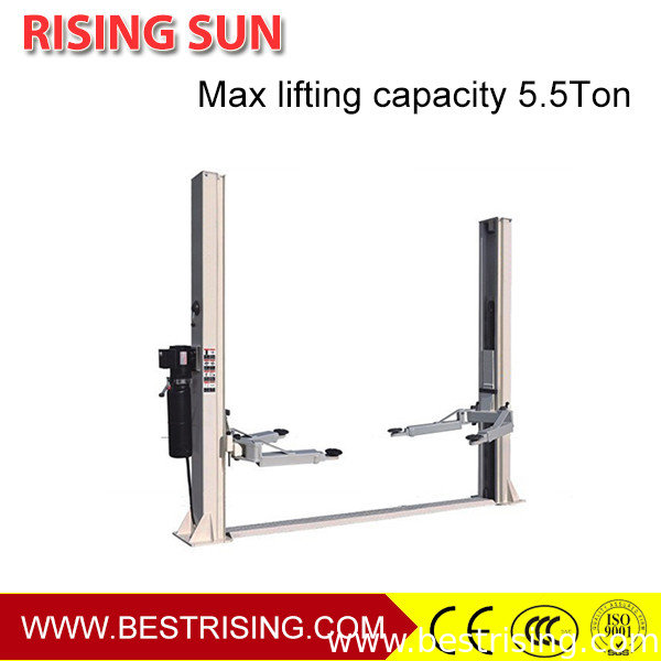 2 column double cylinder hydraulic car lift post for workshop equipment CE