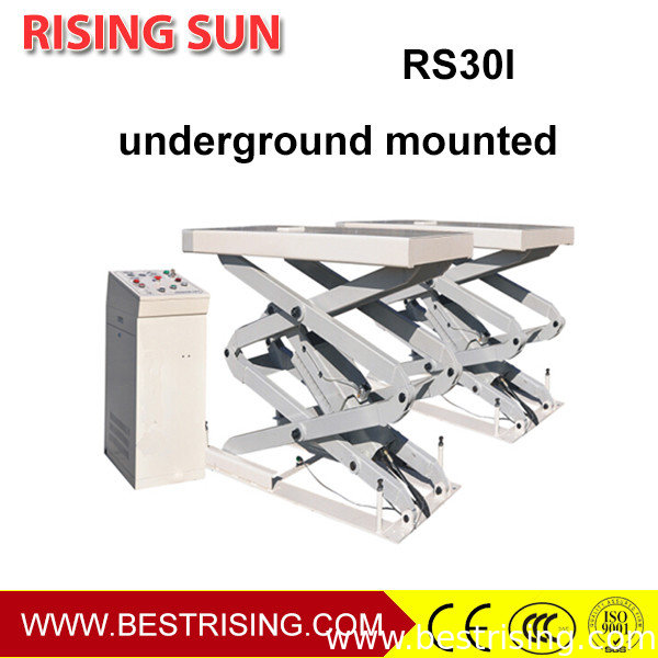 Double platform hydraulic scissor used vehicle auto lift  for garage equipment