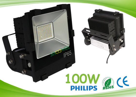 China Aluminum Black Outdoor Led Flood Light 50 - 60hz 120° View Angle supplier