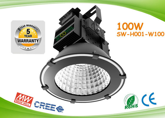 China 50000H AC100 - 277v Cree Led High Bay Lights 100 Watt For Indoor GYM supplier