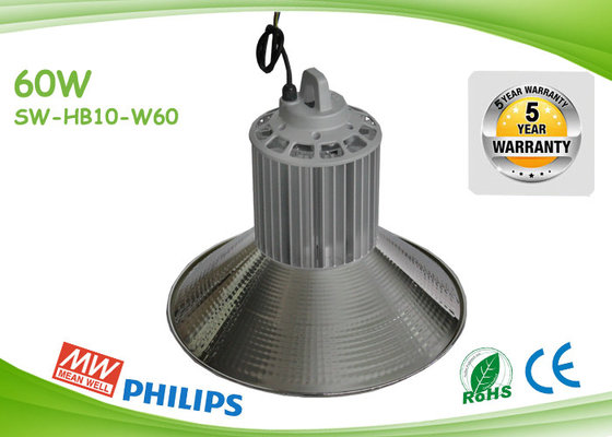 China Indoor 125lm / W 60w Led High Bay Lights Commercial High Bay Lighting supplier