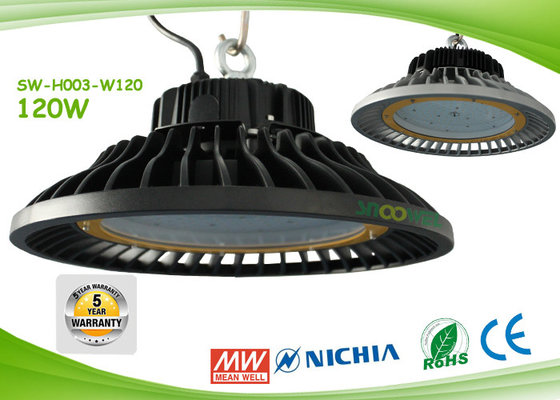 China 120w UFO Led High Bay Lights Nichia 757SMD High Efficiency 140LM Per Watt supplier