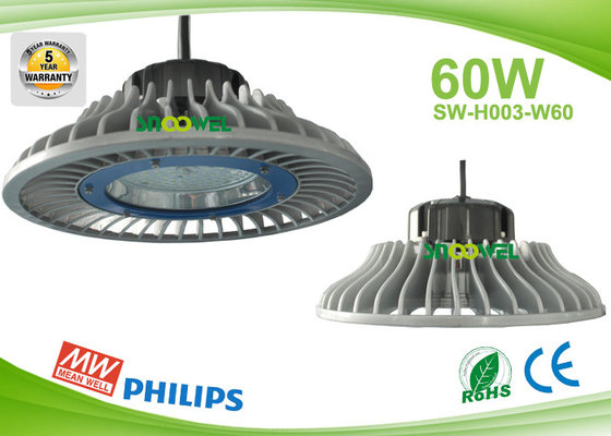 China IP65 HiCloud LED industrial lighting 60 watts 120lm / w, AC90-295v supplier