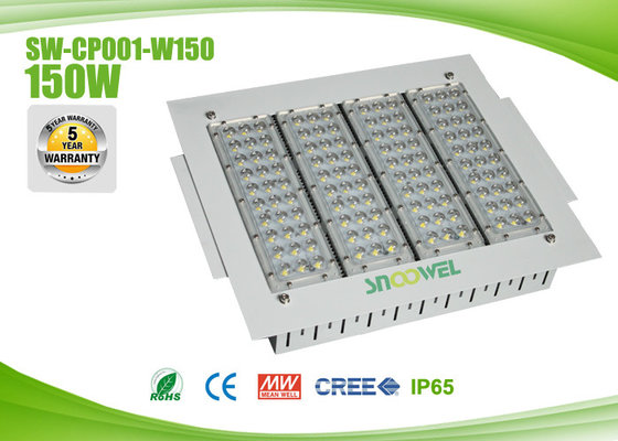 China Recessed super bright 150w LED canopy lights for gas station , AC90 - 295v supplier