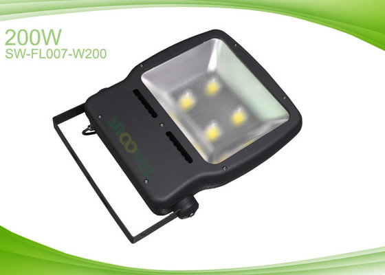 China Die - cast Aluminum 200w Outdoor LED Flood Light  AC 90 - 305V with 4PCS COB LED supplier
