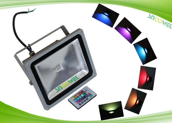 China 30W RGB Led Flood Light Outdoor Security Lighting with Memory Function and Remote supplier