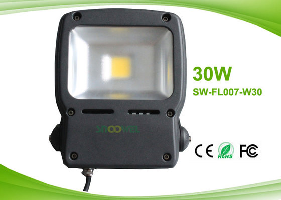 China High Power 3000Lm COB 30 watt LED Flood Light Outdoor Security Lighting 100 - 110Lm / W supplier
