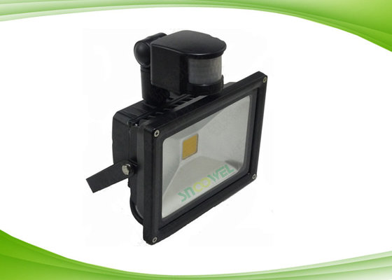 China DC12V 24V 20w LED PIR Floodlight for Exterior Building Lighting 100 - 110lm per watt supplier