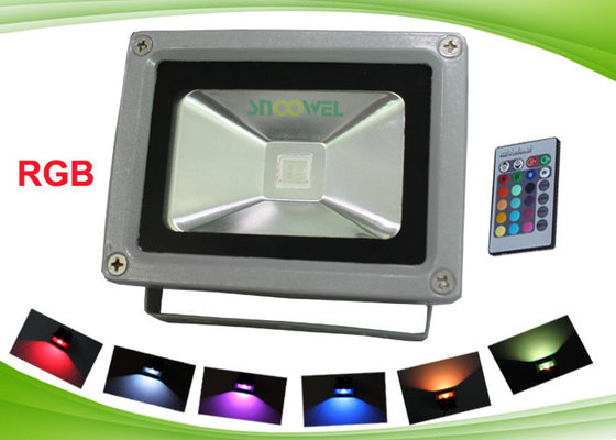 China Outdoor IP65 900Lm 10 watt RGB Led Flood Light Waterproof with 120° Wide Beam Angle supplier