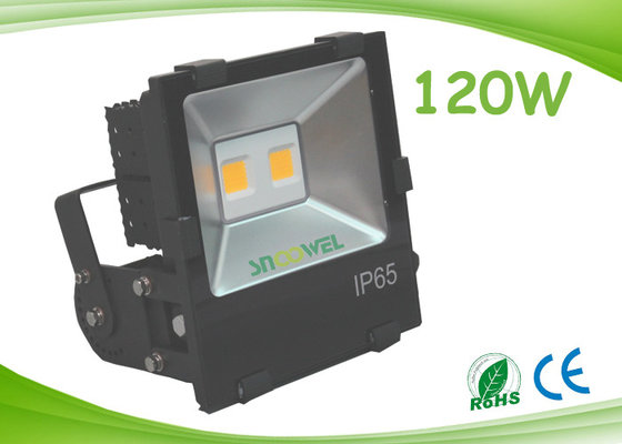 High Flux Alluminum Super Bright Outdoor Led Flood Lights Black 2 pcs COB supplier
