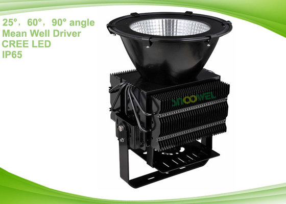 Black IP 65 400 Watt Industrial Outdoor Lighting Replacement Of 1000w Sodium Lamps supplier