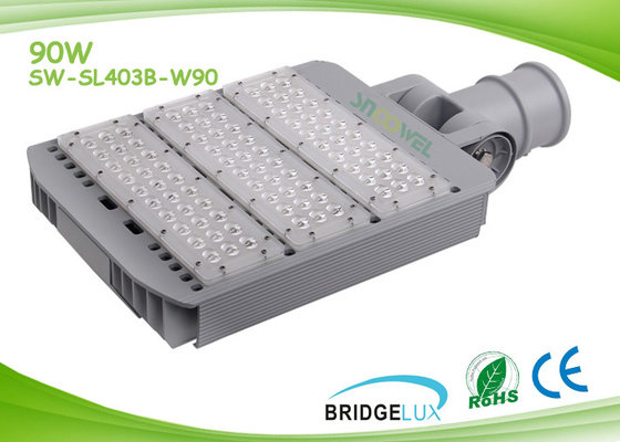 Super Bright 130lm / W LED Street Light 90w Long Life Angle Adjustable supplier