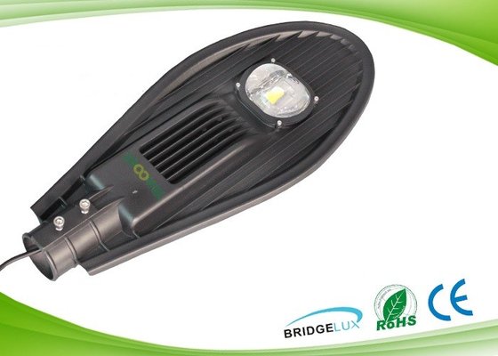 Outdoor IP65 30 Watts Led Roadway Lighting Black Body Led Street Lights supplier