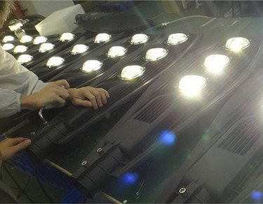 120 Degree Exterior Commercial Street Lights Led With Bridgelux Chip supplier