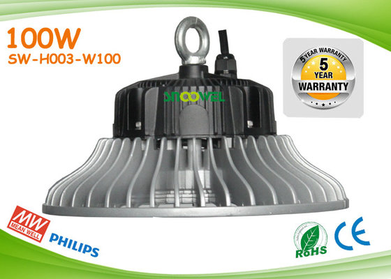 High Lumens Waterproof Led High Bay 100w 80RA 90-305v Energy Saving supplier