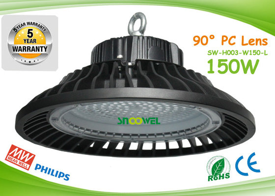 140lm per watt UFO led industrial lamps 150w AC90 - 305V 50000 hours supplier