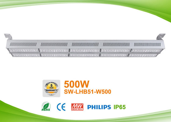 Bright 500w Led Linear High Bay /  Linear Led Fixtures For Workshop With High Ceiling supplier