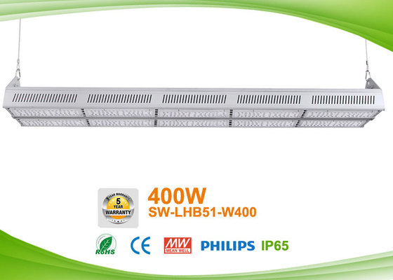 400w 0 - 10v LED Linear High Bay / LED High Bay Lights for warehouse , DALI dimmable supplier
