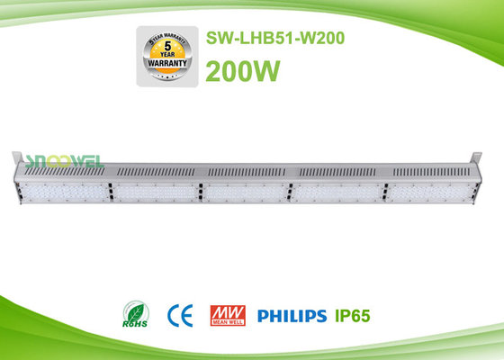 200 watts LED lamps for warehouse with racks, 200w led aisle lighting supplier
