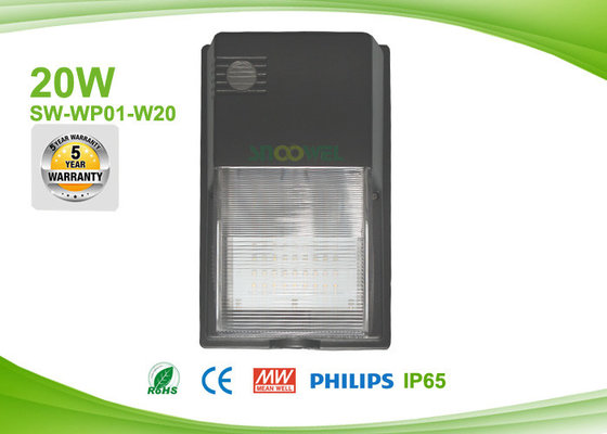 Photocell high lumen LED Wall Pack Lights , led exterior wall pack with daylight switch supplier
