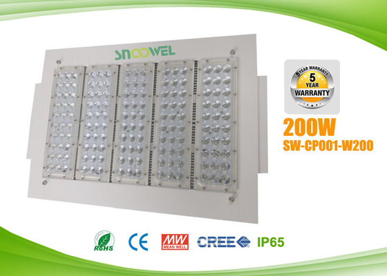 Explosion - Proof Warm White led canopy lighting , Aluminum gas station canopy lights supplier