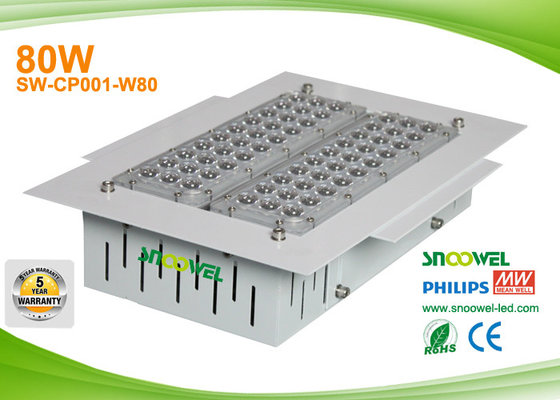 Outdoor explosion proof gas station led canopy lights , 8800lm exterior canopy lighting supplier
