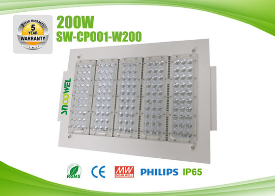 CRI >75Ra 200w  LED Canopy Lights With Mean Well Driver , Led Lights Canopy Gas Station supplier