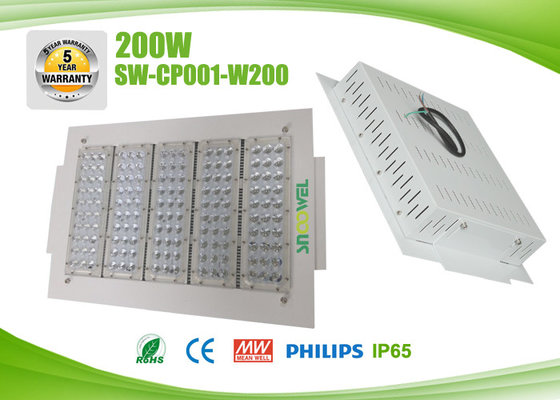 CRI >75Ra 200w  LED Canopy Lights With Mean Well Driver , Led Lights Canopy Gas Station supplier
