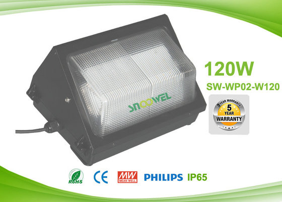 120 w AC90 to 295V LED Wall Pack Lights , 120lm / w wall pack lighting fixtures exterior supplier