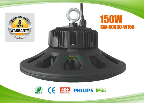 HiCloud 140lm / w 150w LED bay lights, 90degree PC lens, cool white 80Ra supplier
