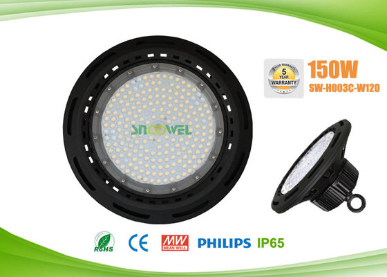 HiCloud 140lm / w 150w LED bay lights, 90degree PC lens, cool white 80Ra supplier