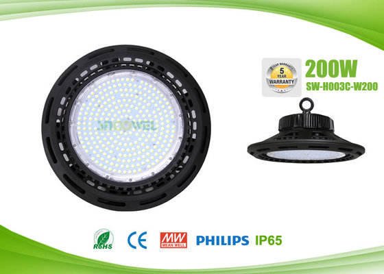 High efficiency 200W LED industrial bells, AC90 - 305V, Mean Well driver supplier