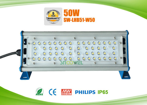 Linear design IP65 50w LED warehouse rack lighting, CRI over 80Ra supplier