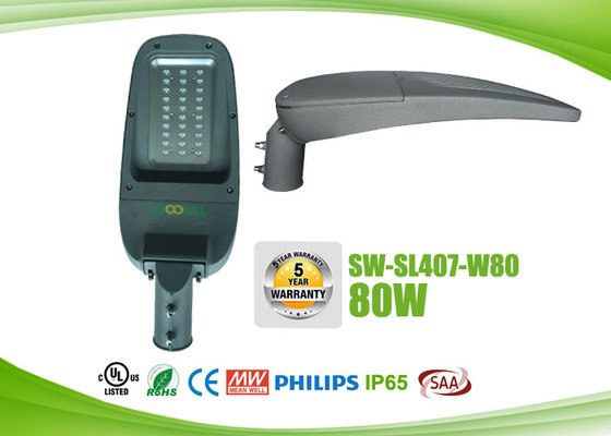 IP65 Waterproof LED Roadway Lighting Fixtures 80w With Photocell supplier