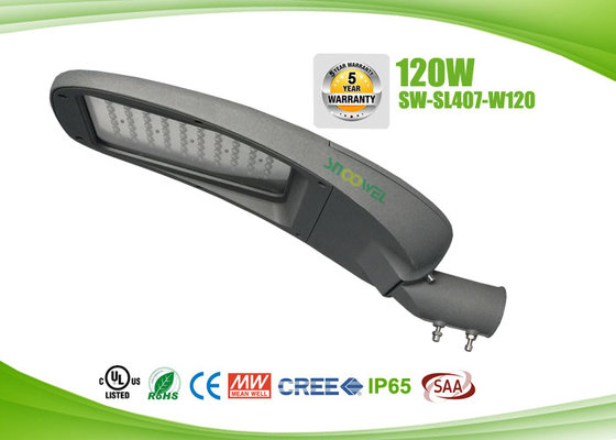 AC90 to 295V 120w LED Commercial Street Lights For Highway , Meanwell Driver supplier